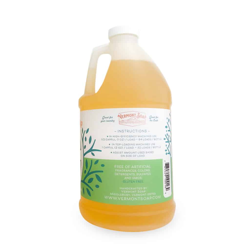 Spring Breeze Laundry Soap 64oz - Vermont Soap