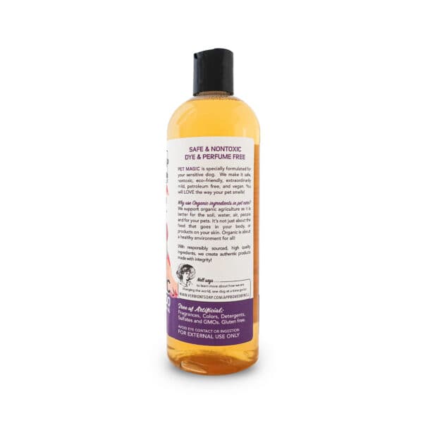 Lavender Pet Magic Dog Shampoo 16oz Bottle - Vermont Soap